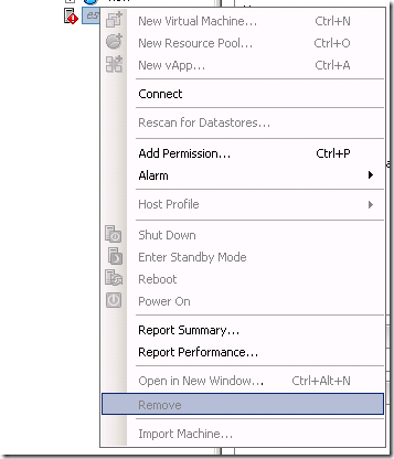 Cannot Remove a vSphere host from vCenter – ICT-Freak.nl